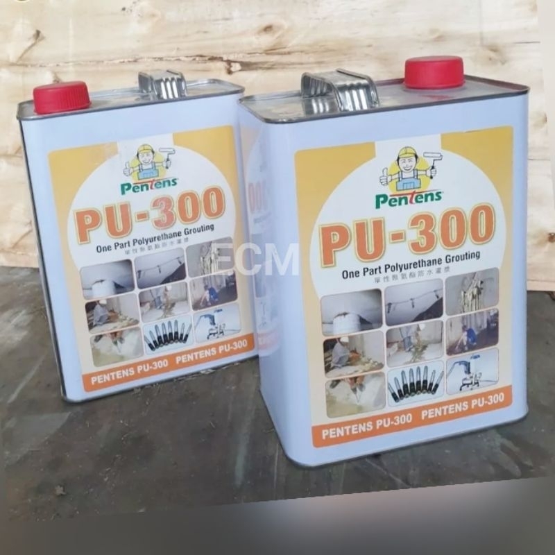 READY STOCK ! PENTENS PU 300 (4KG) One-part Polyurethane hydrophobic PU ...