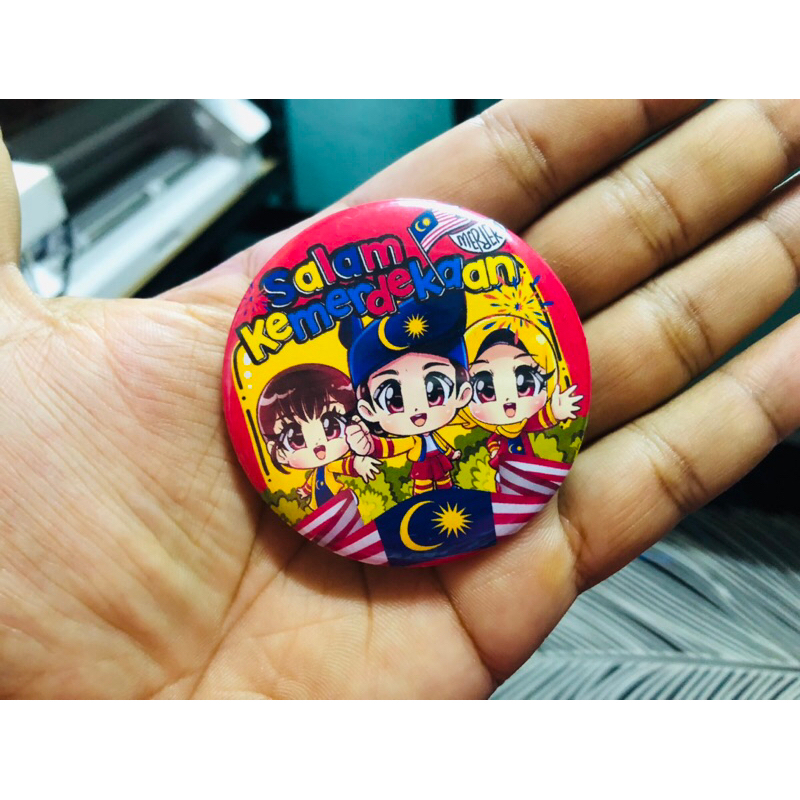 BUTTON BADGES MERDEKA(58mm) | Shopee Malaysia