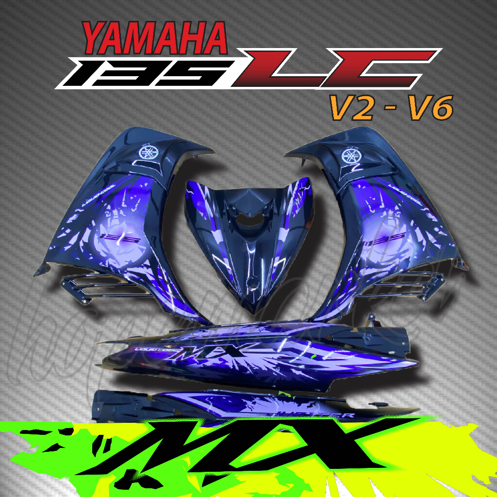 STRIPE MOTOR YAMAHA LC135 V2 V3 V4 V5 V6 V7 JUPITER MX IND (27) CUSTOM ...