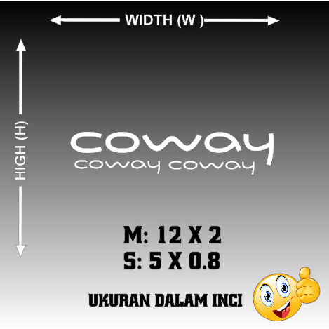 STICKER COWAY DESIGN | Shopee Malaysia