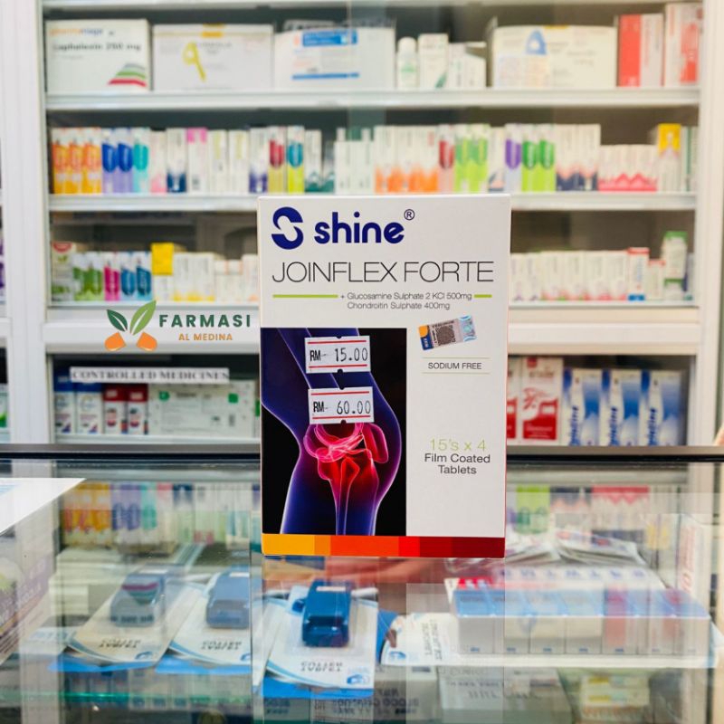 🌿 | shine® JOINFLEX FORTE Glucosamine + Chondroitin ( 1 Box / 15 × 4 ...