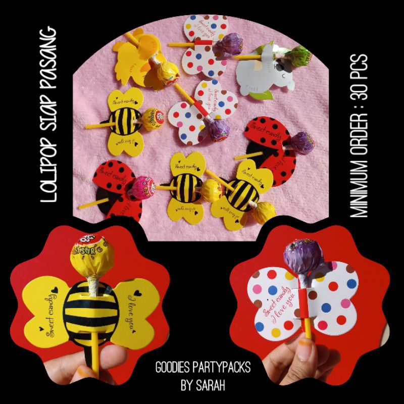 Goodies Murah/Lolipop Holder/MIN 30 PCS/ Budget/ Lolipop/Big Top ...