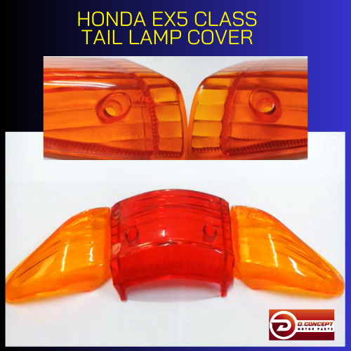 Honda EX5 Class - Tail Lamp Light Cover (OEM) Lampu Belakang (Oren & Merah) | Shopee Malaysia