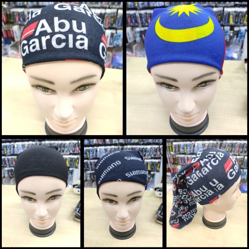 Sarung kepala buff bandana head wear malaysia abu garcia shimano daiwa ...