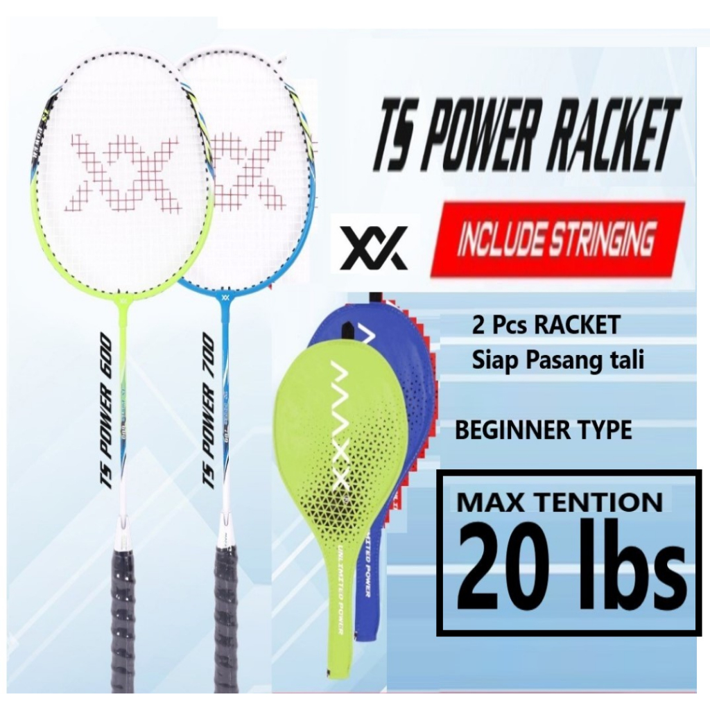 2 pcs Kids Badminton Racket badminton murah budak free Overgrip Apacs ...