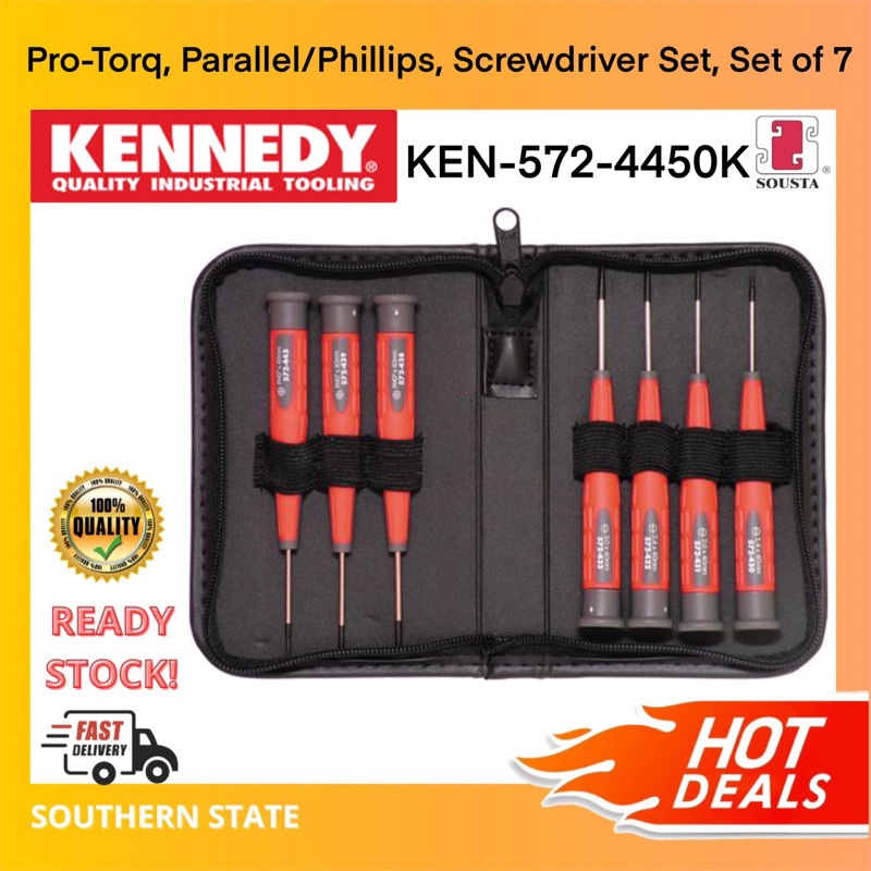 Kennedy-Pro Pro-Torq, Parallel/Phillips, Screwdriver Set KEN-572-4450K ...