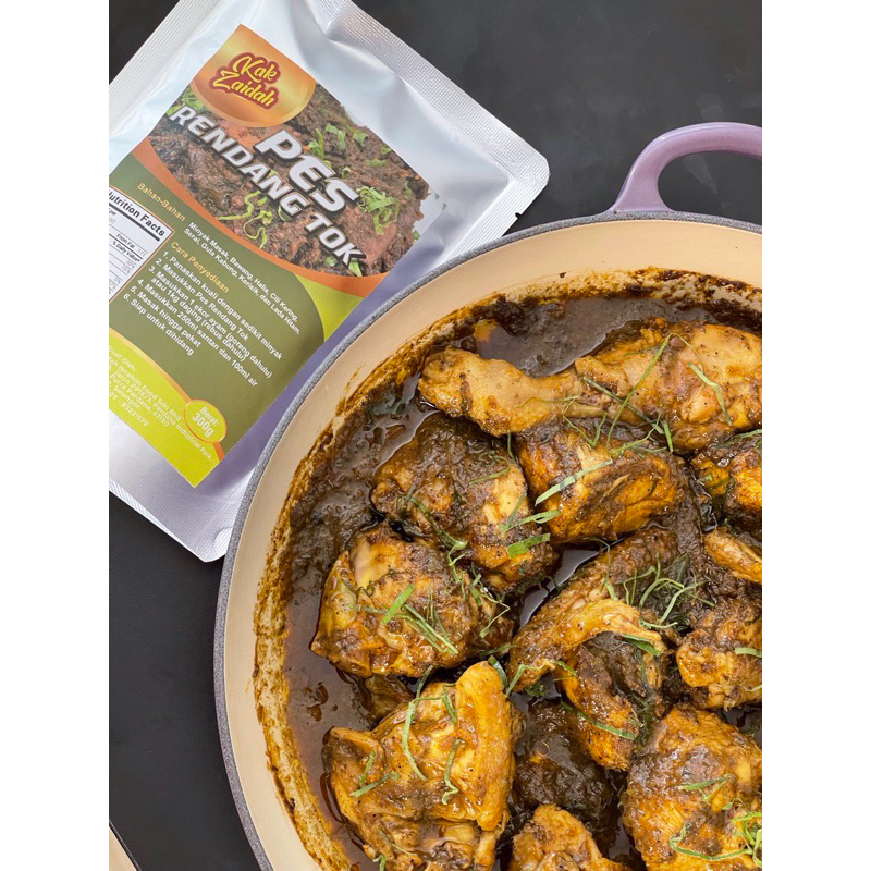 Pes Masakan Lauk Kak Zaidah Ibrahim Food Paste 300 g Rendang Lauk Merah ...