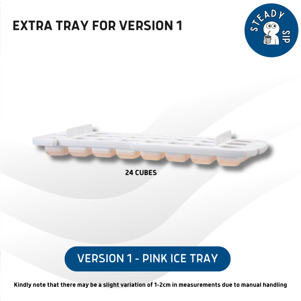 Steady Sip Ice Cube Maker Mould Ice Tray Silicone Box 冰格冰块模具制冰盒 Bekas ...