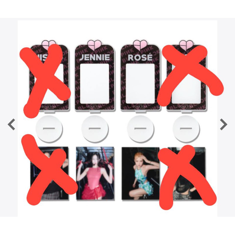 Blackpink Tour Concert -Set STANDEE HOLDER And CARD BLACKPINK concert ...