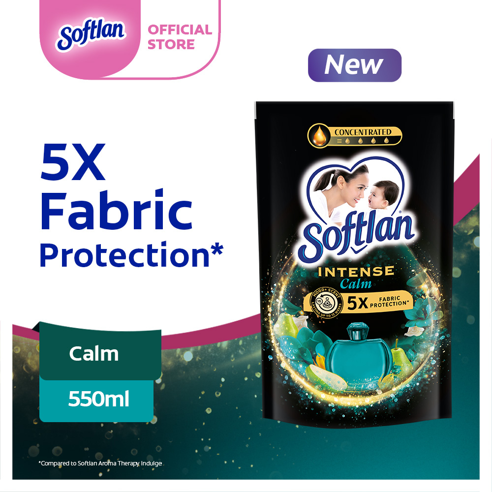 Softlan Intense Calm Majestic Refill Concentrated Fabric Softener Pouch ...