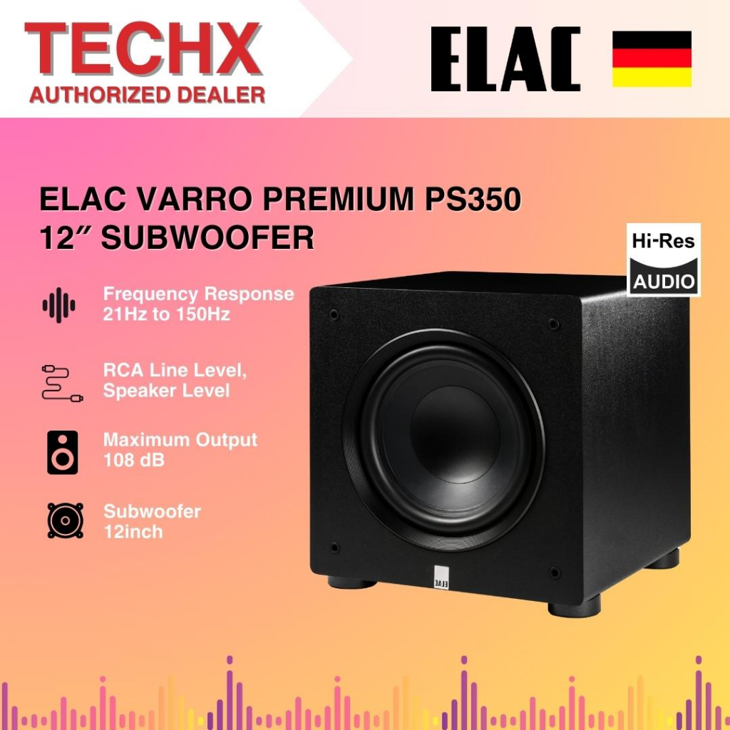 ELAC Varro Premium PS350 12″ Subwoofer | Shopee Malaysia