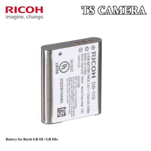 ORIGINAL BATTERY RICOH GR III / GR IIIx RECHARGEABLE BATTERY | Shopee ...