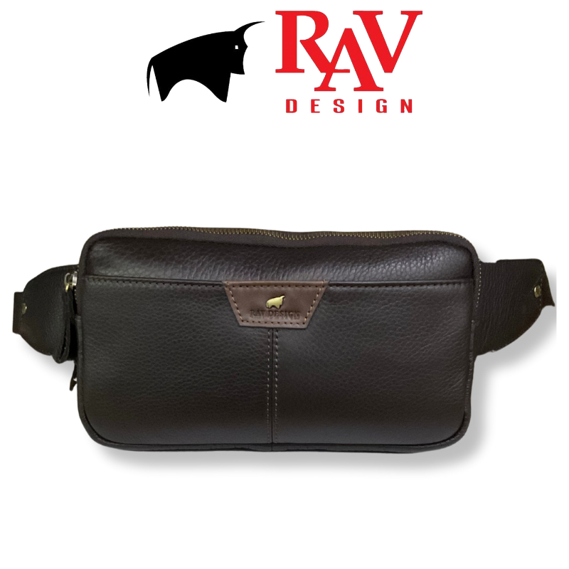RAV Design Genuine Leather Waist Pouch Bag Crossbody Bag YRC211-G2 ...