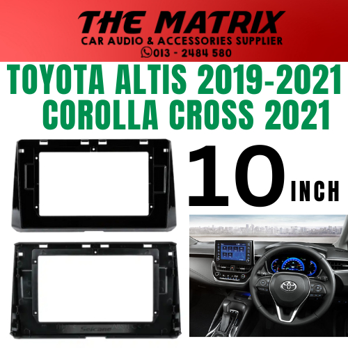 Android Casing Toyota Altis 2019-2022 / Corolla Cross 2021 10 Inch ...