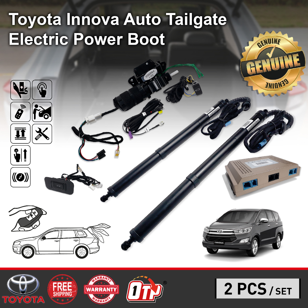OTP Toyota Innova 2018 Plug&Play Electric Auto Tailgate Power Boot Soft ...