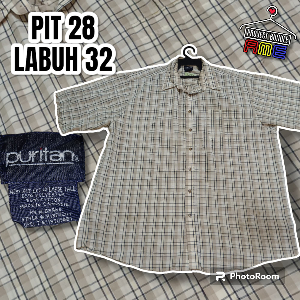 Kemeja Shirt Bigsize Oversize 3XL (Pit 28 Ukuran Dada 56 inch) | Shopee ...