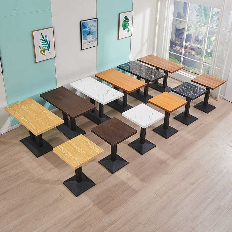 Fast food tables and chairs Milk tea store Snack bar Dessert store ...