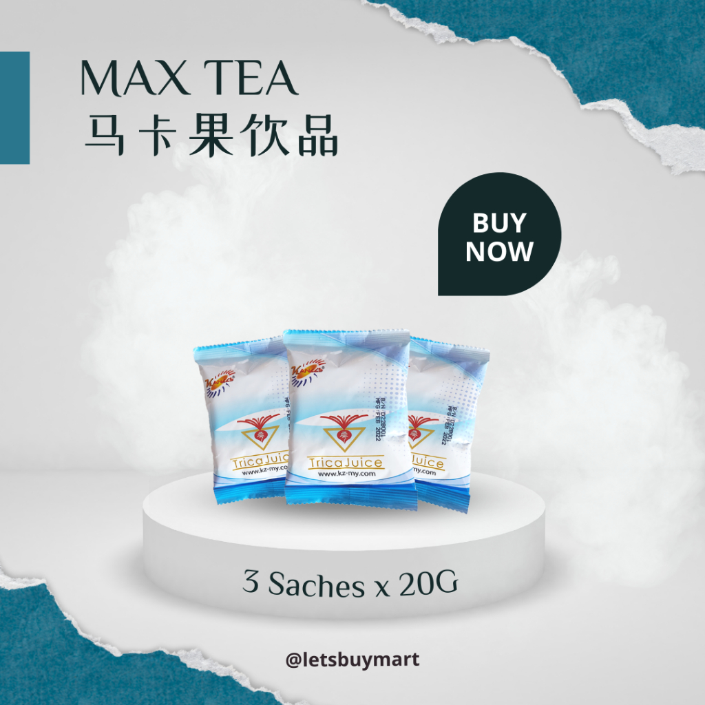 Max Tea Multi Pack (NEW PACKAGING/PAKET BAHARU) - MACA 健康补充营饮品 | Shopee ...