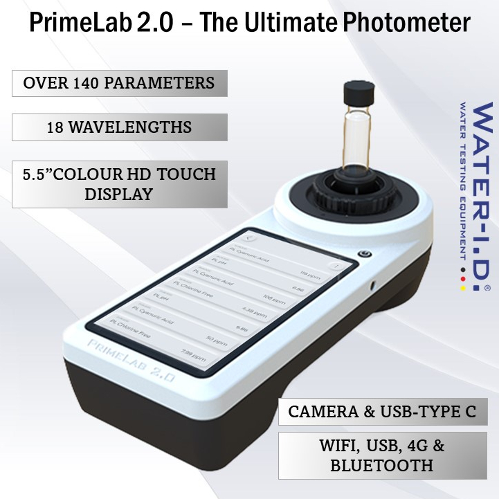 Water-i.d💦PrimeLab 2.0 Ultimate Photometer Water Testing Device Tester ...