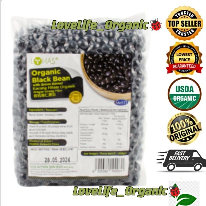 LOHAS ORGANIC BEAN SERIES/ HIGH PROTEIN SOY BEAN 500G Adzuki Bean Black ...