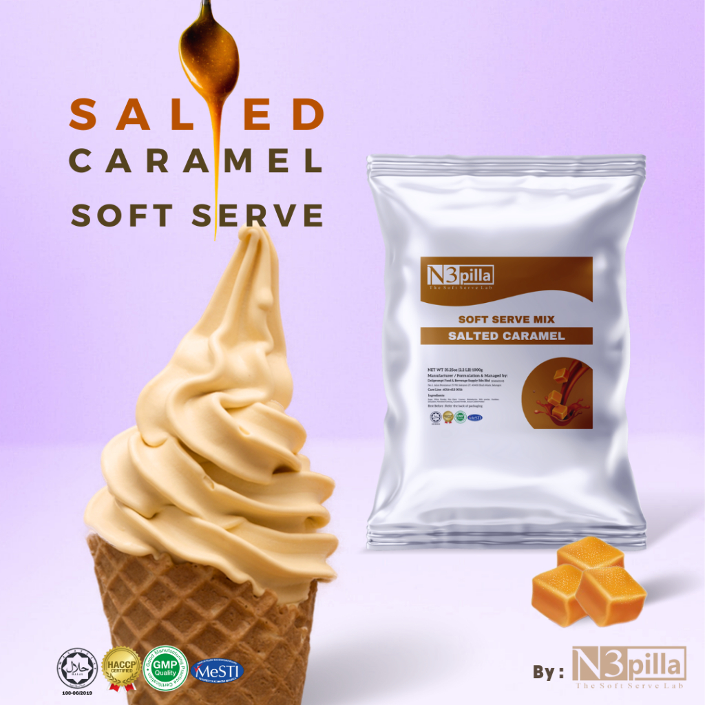 N3 Salted Caramel Soft Serve Ice Cream Powder 1KG | Shopee Malaysia