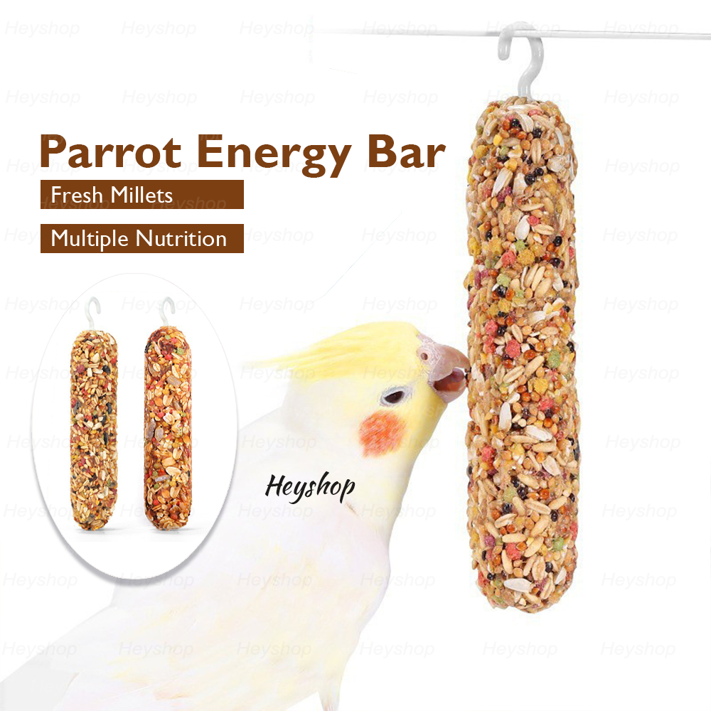 Parrot Energy Bar - Bird Hanging Molar Snack Millet Fruit & Veggie ...