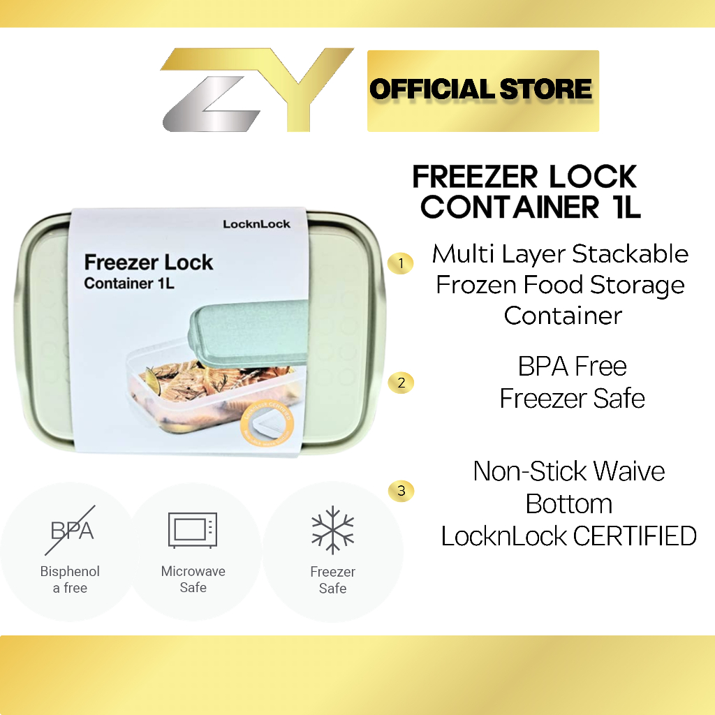 LocknLock Tupperware FREEZER LOCK CONTAINER 1000ml NEW 2023 BPA FREE ...