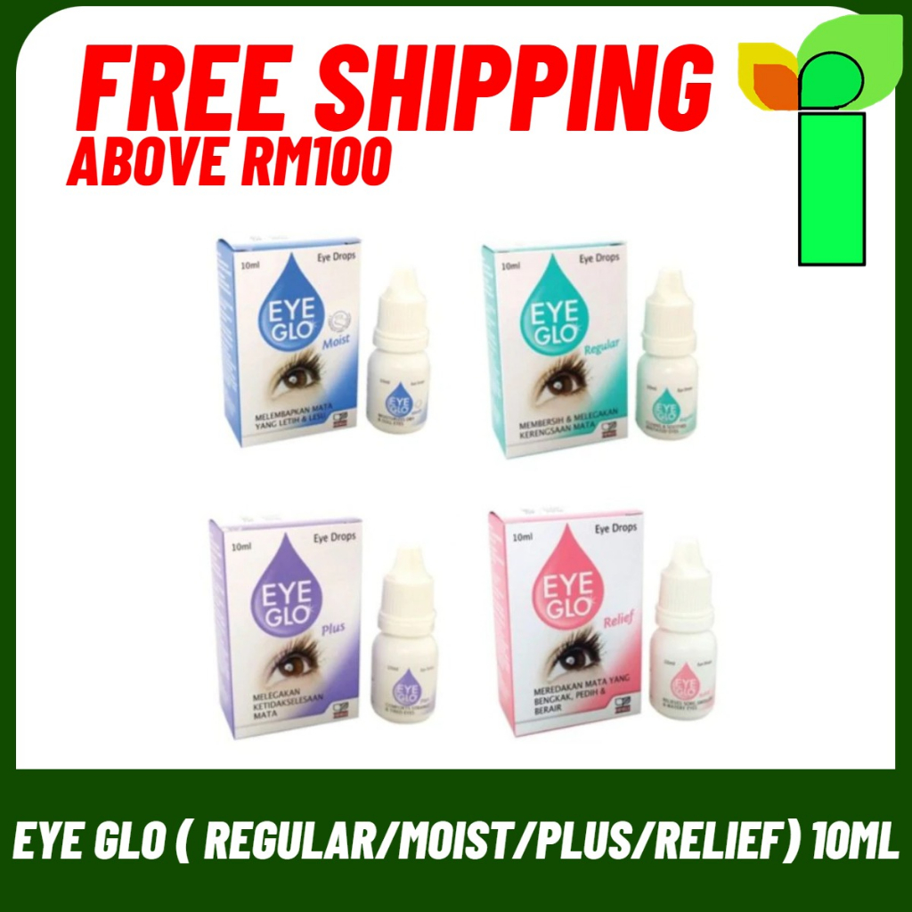Eye Glo (regular/moist/plus/relief) 10ml | Shopee Malaysia