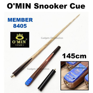 OMIN O'MIN Cue Snooker 3/4 Member Blue 8405 Cue Stick Pool Billiard 3 ...
