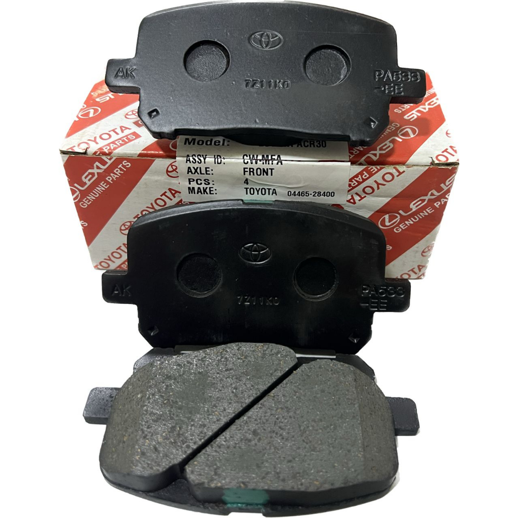 TOYOTA ESTIMA ACR 30 MCR 30 HARRIER MCU10 FRONT BRAKE PAD (04465-28400 ...