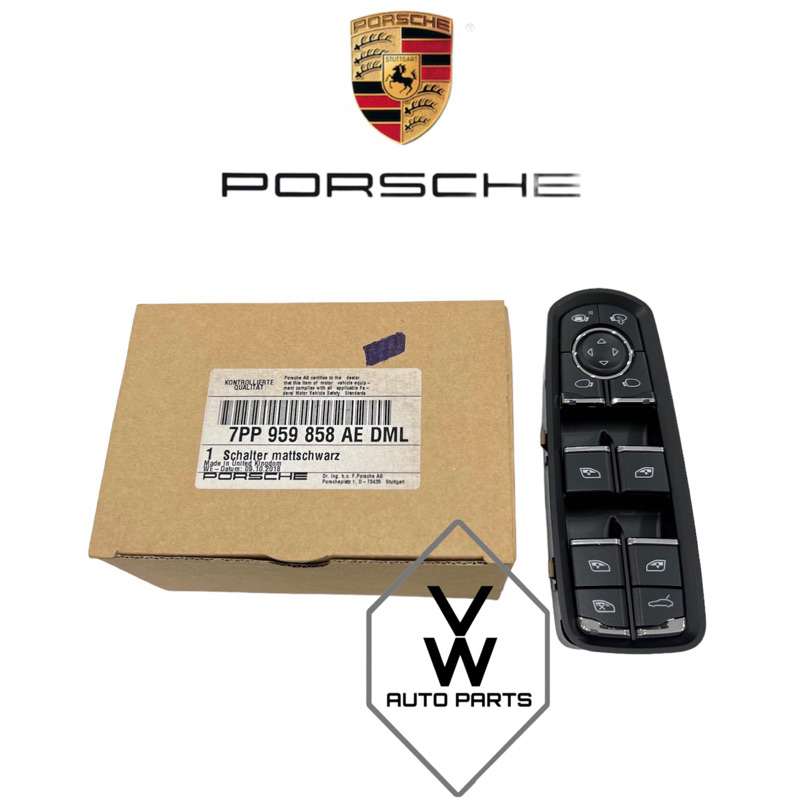 ( 100% ORIGINAL ) GENUINE FRONT DOOR WINDOW SWITCH PORSCHE PANAMERA ...