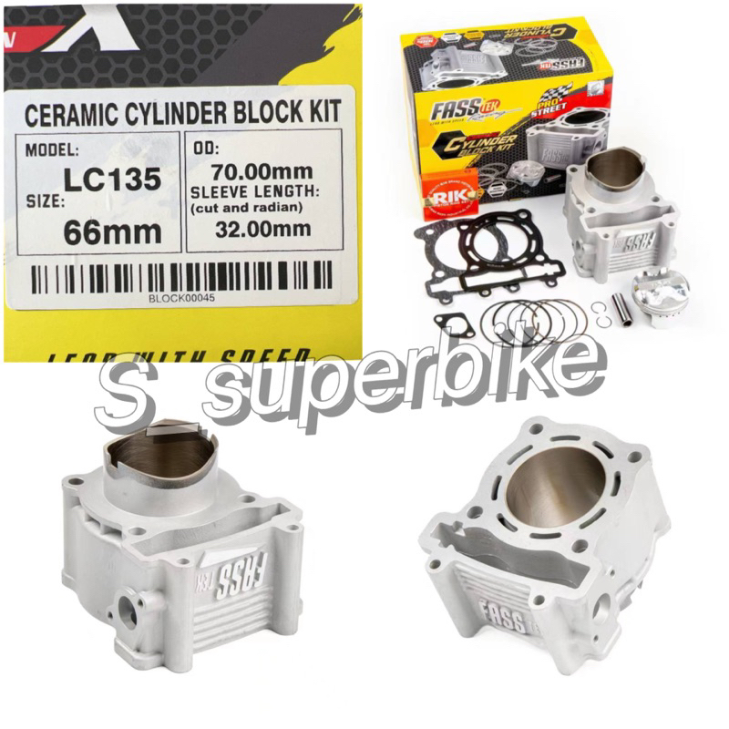 RACING BLOCK PROX SUPER PRO 57MM/60MM/62MM/63MM/65MM/66MM/68MM/70MM ...