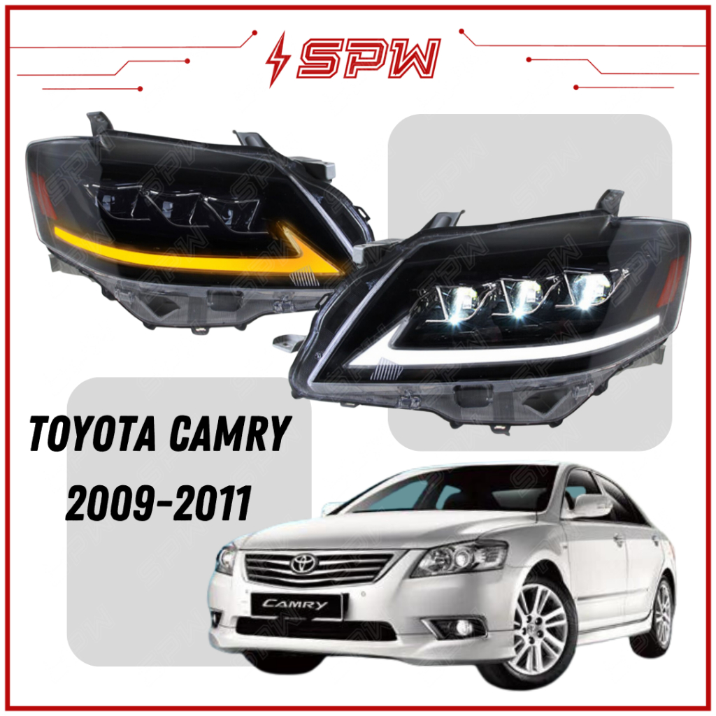 Toyota Camry ACV40 ACV41 (2006-2011) Head Lamp Head Light Headlamp Headllight (Lexus-Design ...
