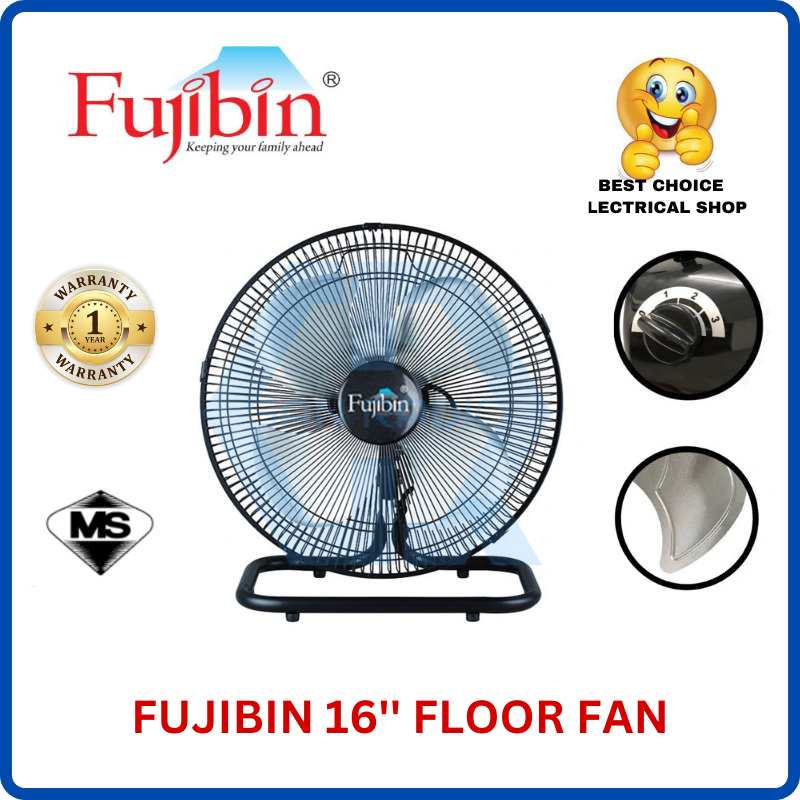 [ORIGINAL] Fujibin 16" 4 Aluminum Blades Industrial Floor Fan/ Table ...