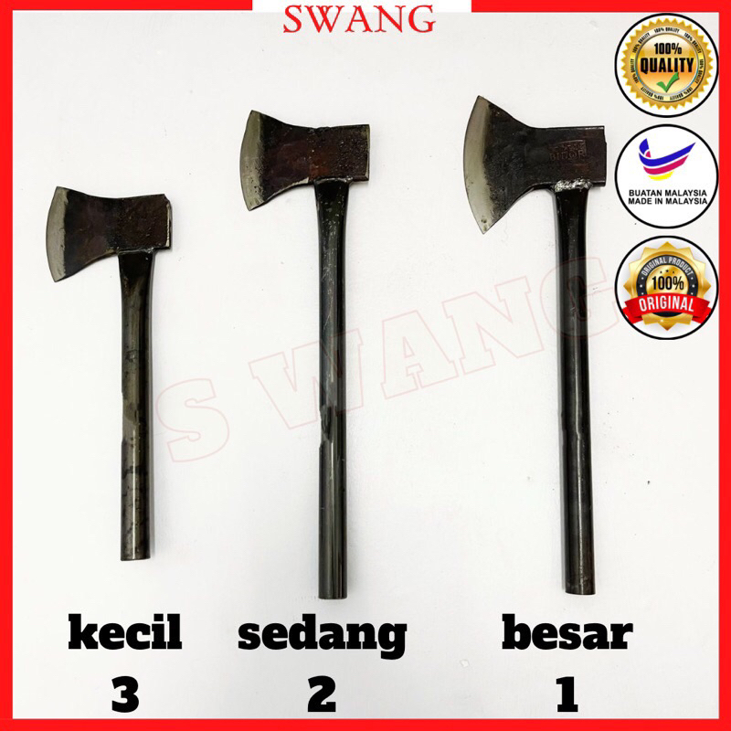 kapak besi/Iron Handle Axe/ Kapak Besi Spring ( READY STOCK) | Shopee ...