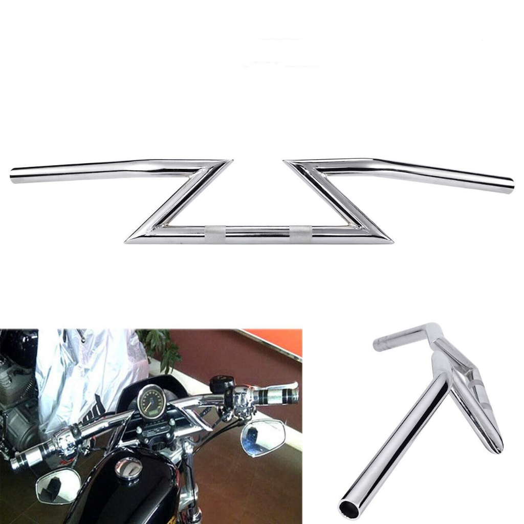 【READY STOCK】7/8 INCH 22MM MOTORCYCLE RETRO BEND HANDLEBAR HANDLE BAR ...