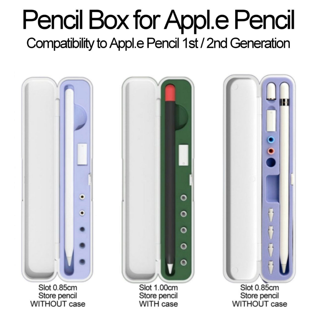 Pencil Box for Appl.e Pencil Compatibility 1st / 2nd Generation Appl.e ...