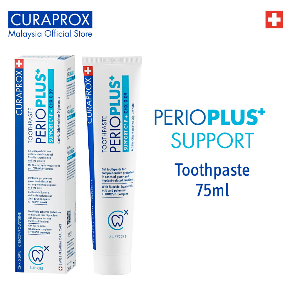 CURAPROX PerioPlus+ Support Toothpaste (75ml) | Shopee Malaysia