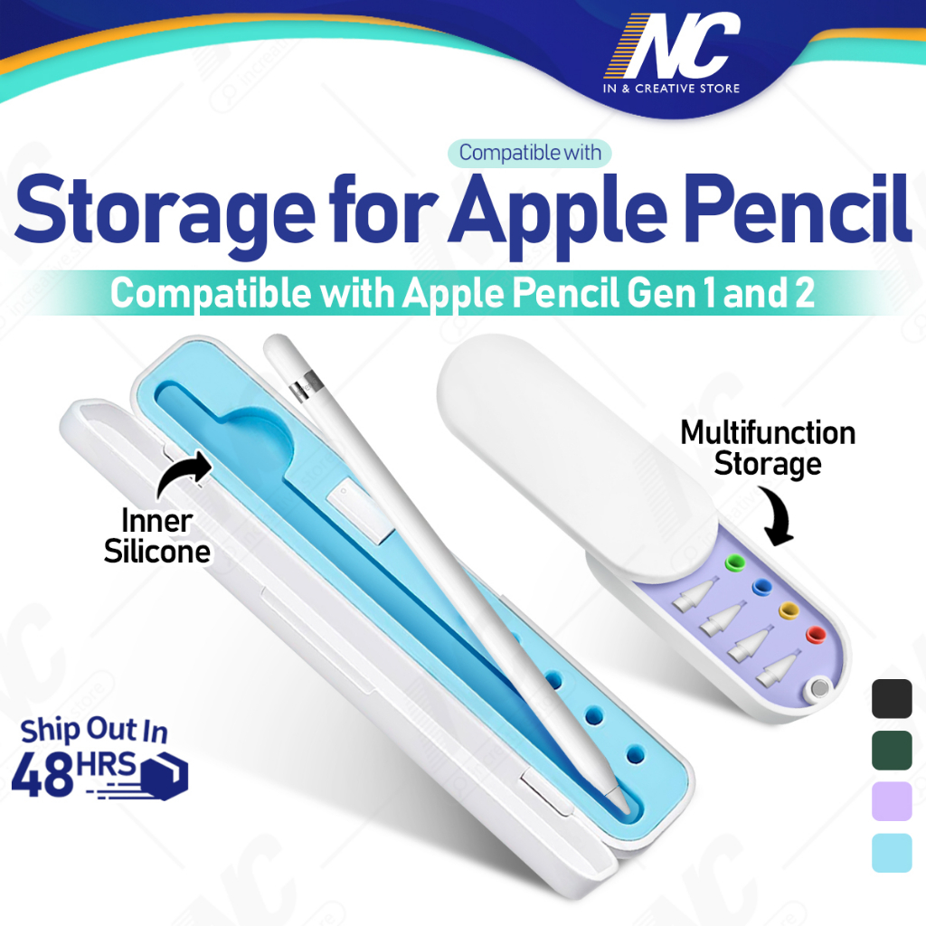 PREMIUM Stylus Pen Storage Box for Apple Pencil Multifunctional with ...