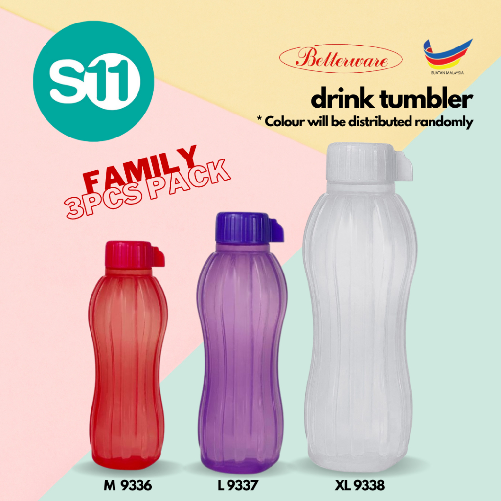 S11 x Betterware Drink Tumbler Large Capacity Drink Tumbler Water Bottle Cold Drinkware Cup Home ...