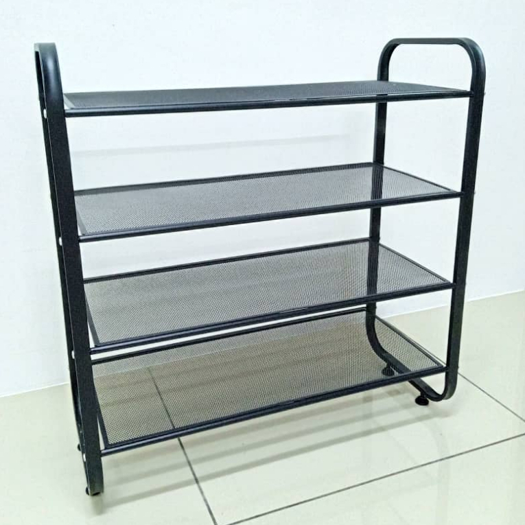 Shoe Rack Shoe Storage Rack Rak Kasut Besi Modern Luxury Big Capacity ...