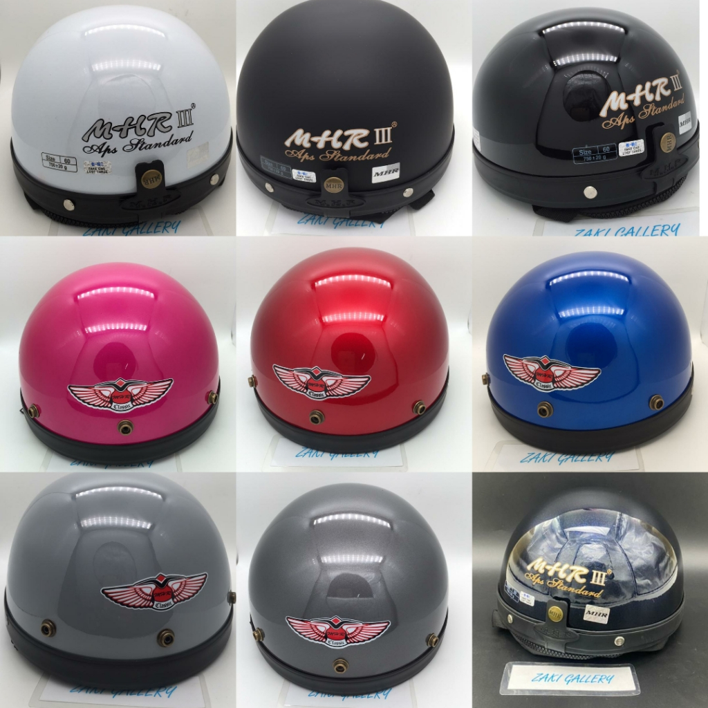 100% Original MHR Helmet Separuh 1/2 Half Cut 100% ORIGINAL MHR HELMET ...