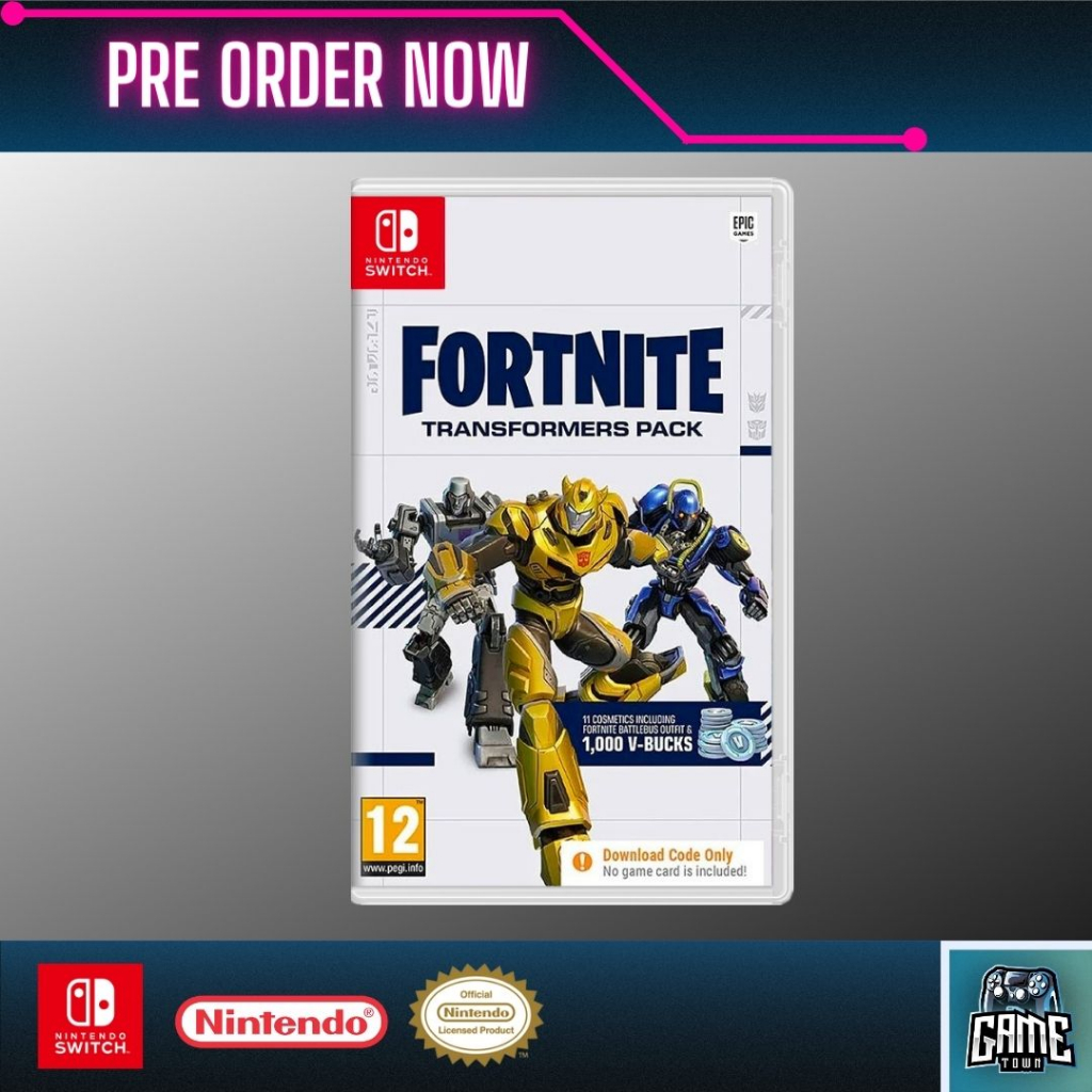Nintendo Switch Fortnite Transformers Pack (English Ver.) [Code in Box ...