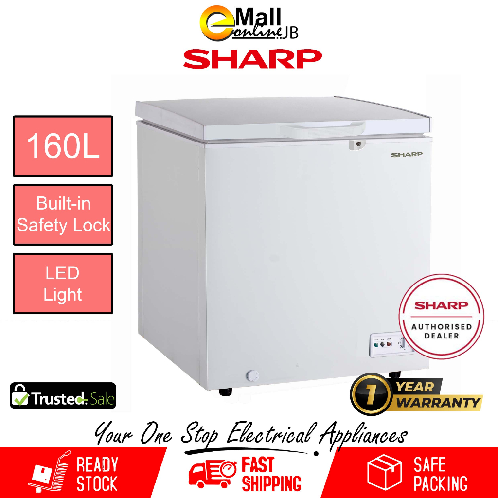 Sharp 160L Chest Freezer SJC168 | Peti Sejuk Beku | Shopee Malaysia