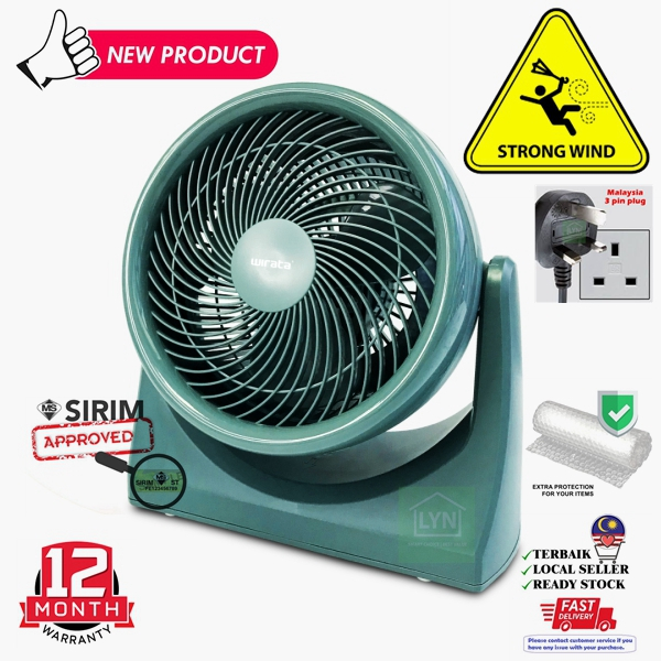 8" TURBO DESK FAN(GREEN/GREY COLOUR)Circulation Fan /Cyclone Fan/ Mini ...