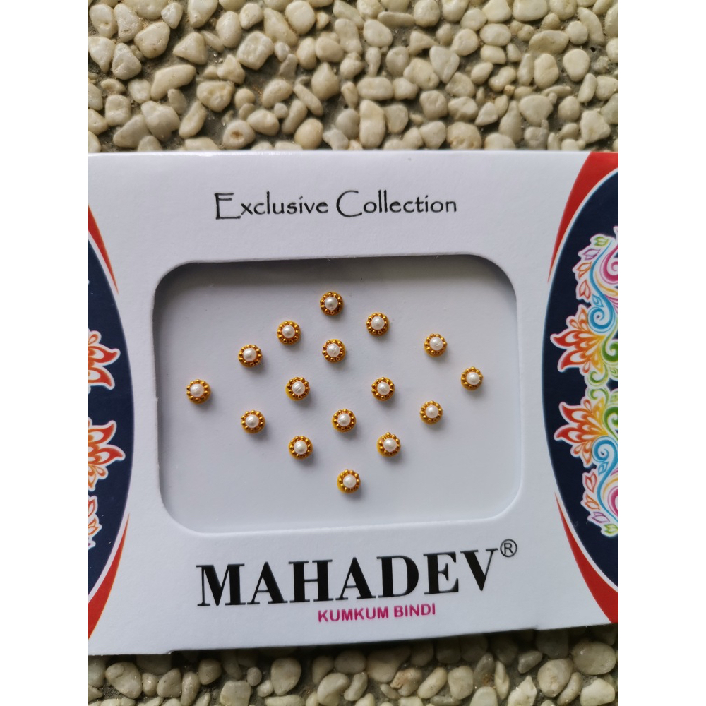 Fancy White Stone Design Indian Sticker Pottu Forehead Bindi Potu Wear ...