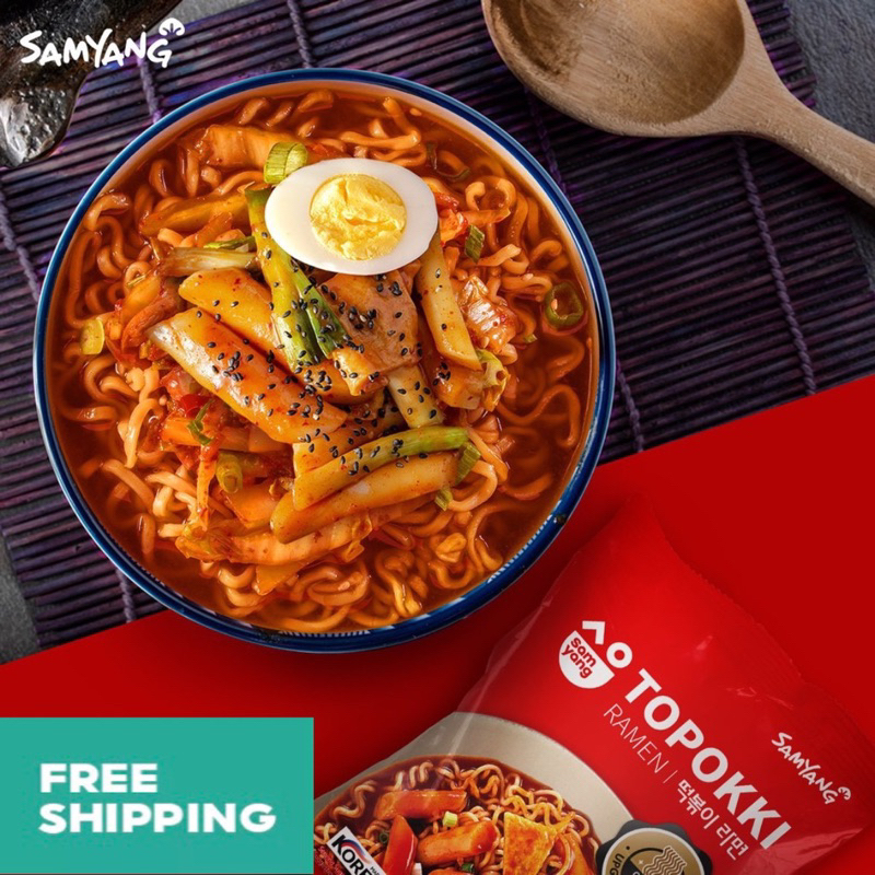 SAMYANG Korea Assorted Kimchi / Toppoki / Bulgogi / Jjajang Ramen 80g x ...