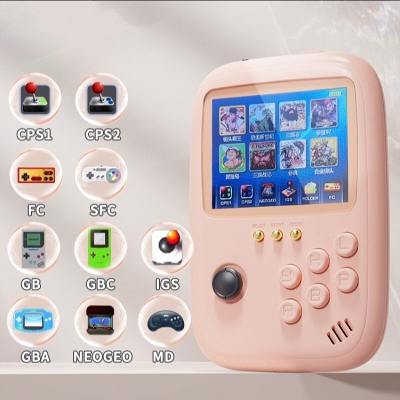 5000mAh Powerbank 500 Games Dual Use Game + Powerbank Handheld Game ...