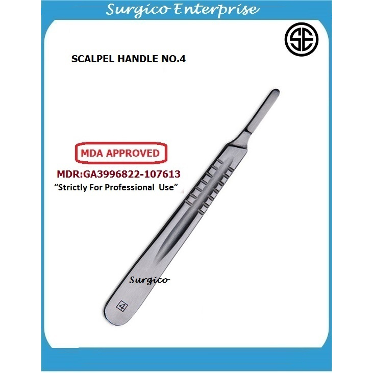 SCALPEL HANDLE NO 4 SURGICAL DENTAL INSTRUMENT | Shopee Malaysia
