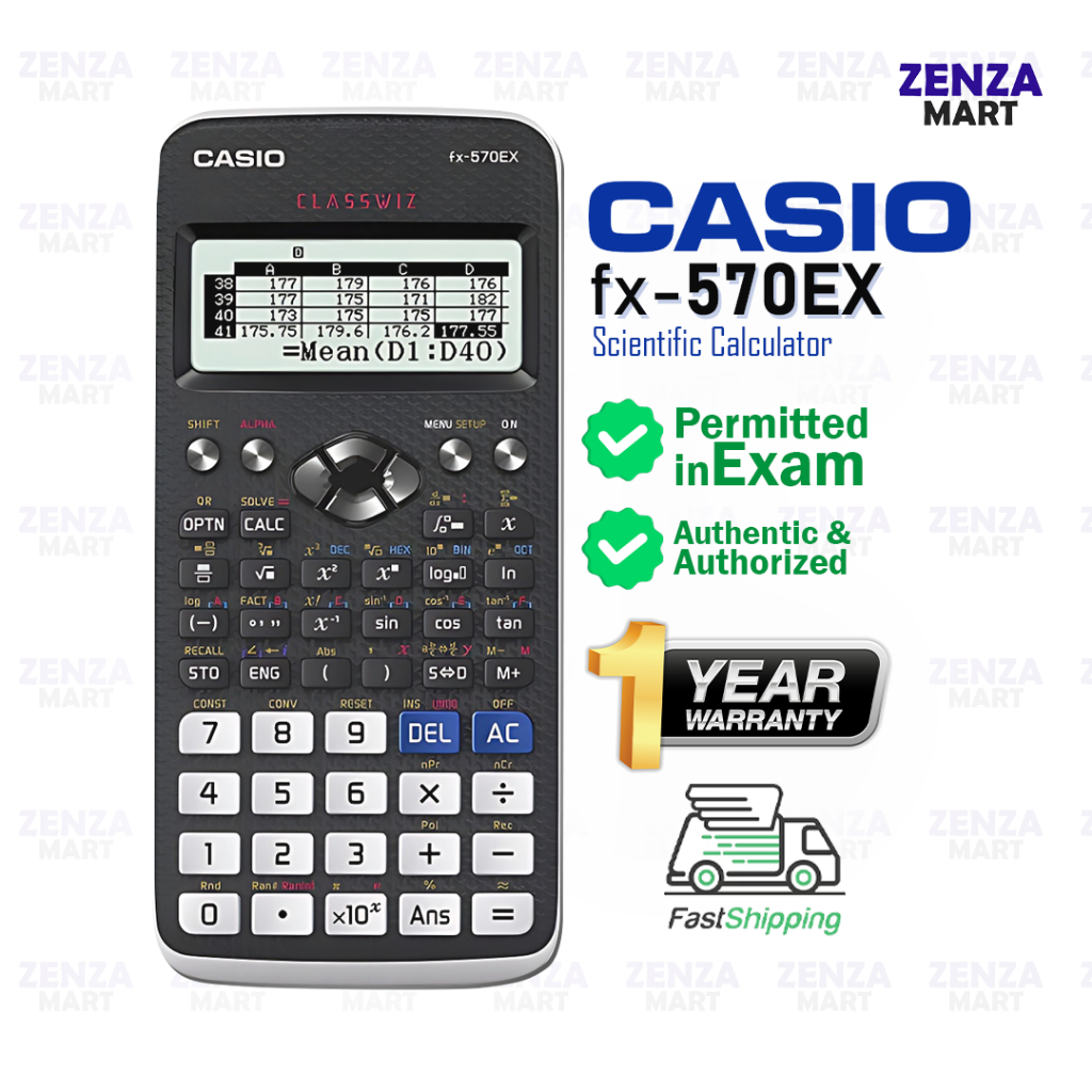 CASIO Fx-570EX Scientific Calculator | Classwiz | Ready Stock | Fast ...